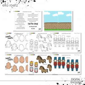 Humpty Dumpty – Kids – Printable with Notes – Ella Roetz